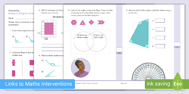 👉 Assessment of Year 5 Ready-to-Progress Criteria: Geometry