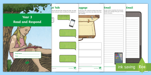 Year 3 Reading Response Activity Booklet (teacher made)