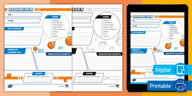 March Reading Madness Book Review Activity | Twinkl