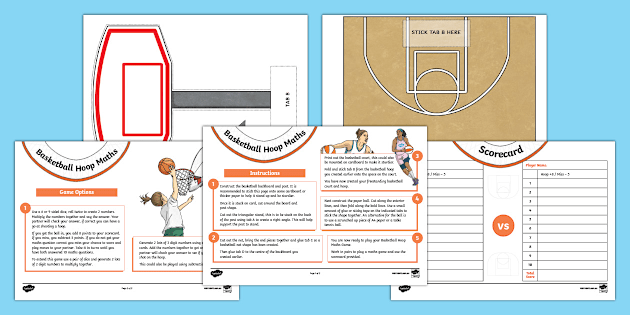 Basketball Multiplication Slam Dunk