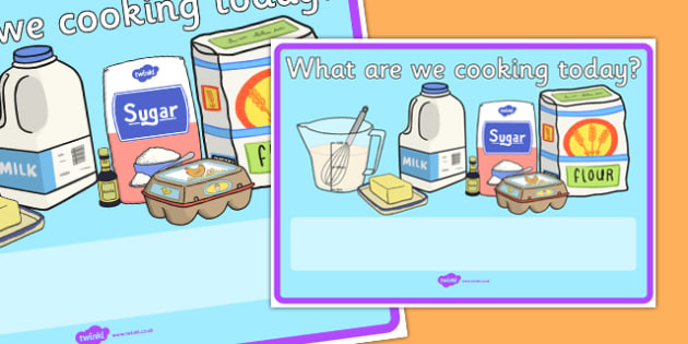 FREE! - What We Are Cooking Display Posters - Cooking, what we are cooking