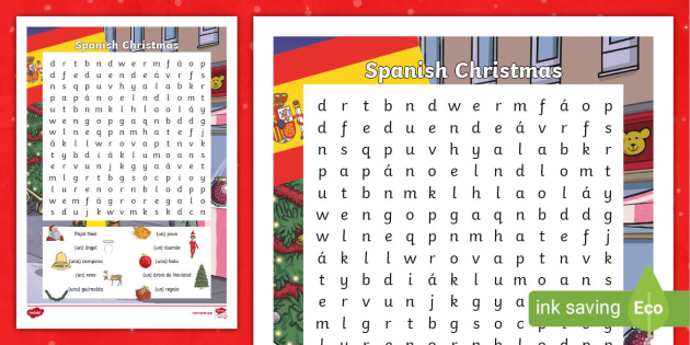 👉 Spanish Christmas Word Search | KS2 Spanish Resources