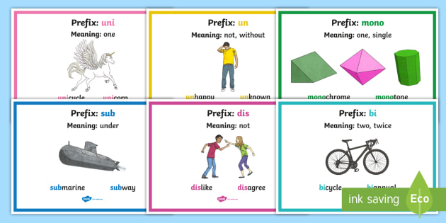 Prefix Posters With Definitions (teacher made)