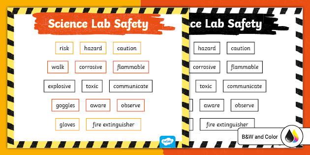 Science Safety Precautions