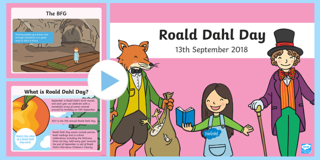 Roald Dahl Day 2018 Assembly PowerPoint Presentation - roald