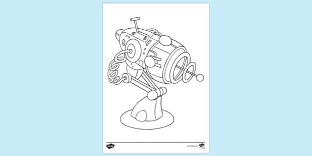 Colouring Pages | Invention Colouring Sheet