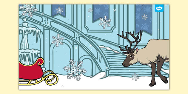 Frozen Palace Theme - Virtual Teaching Background