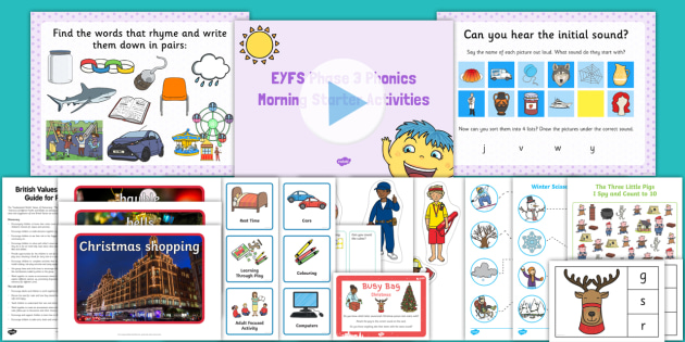 Free England EYFS Taster Resource Pack - free teaching pack, sample pack