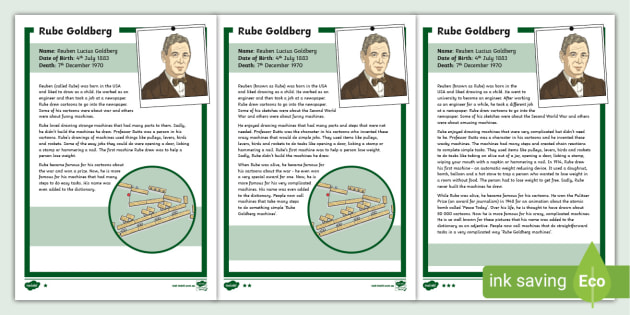 Rube Goldberg Differentiated Comprehension
