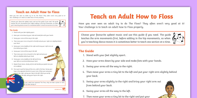 Floss Dance Display | Floss Dance Fact File | Twinkl Move