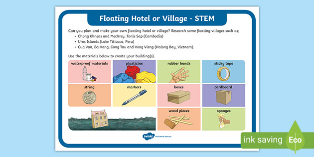Floating Buildings STEM Activity