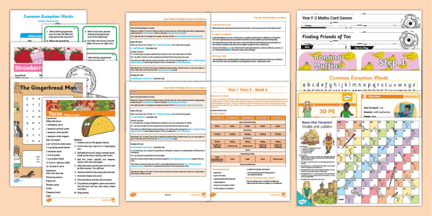 FREE! - Year 1 Term 2 Week 6 Remote Home Learning Pack