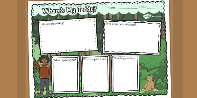 Ive Lost My Teddy Where Is It Book Review Writing Frame