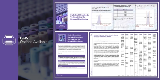👉 Binomial Hypothesis Testing Resource Pack 9690