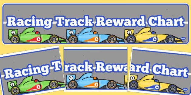 👉 Racing Track Reward Chart Display Banner