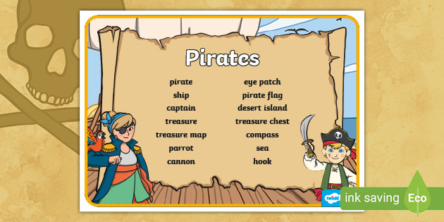 Pirates Language • Twinkl.ca