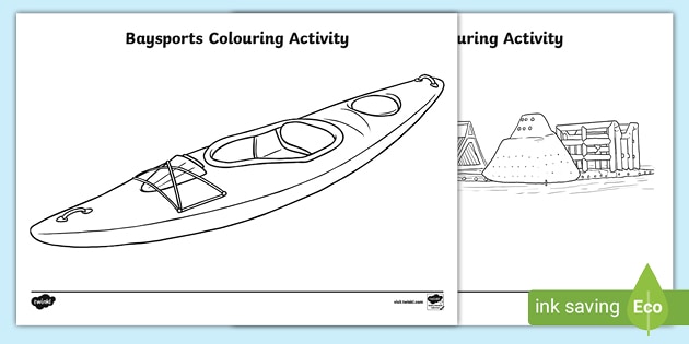 Baysports Colouring Activity - Colouring Sheet - Resources