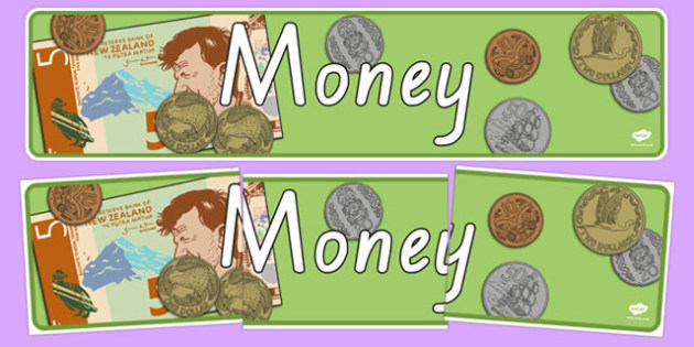 New Zealand Money Banner | Maths | Twinkl (teacher made)