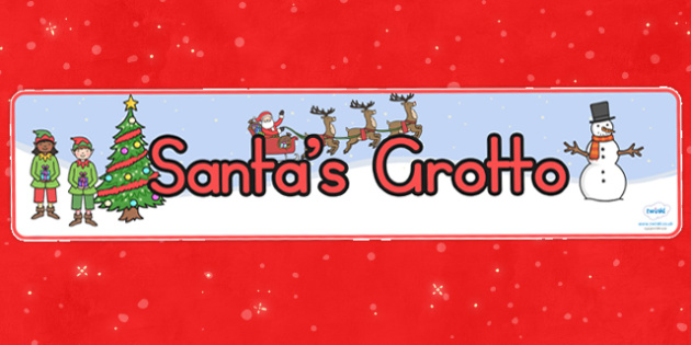 Australia Santas Grotto Display Banner (teacher made)