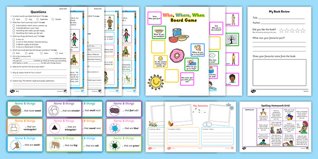First Level P2 Literacy Home Learning Pack