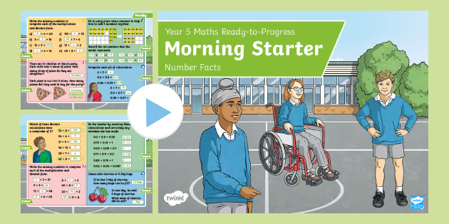 👉 Year 5 Maths Ready-to-Progress Morning Starter: Number Facts