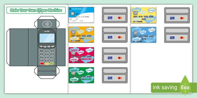 Make Your Own Eftpos Machine (teacher made)