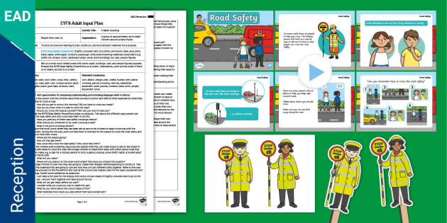 EYFS People Who Help Use A Safer Crossing Adult Input Plan