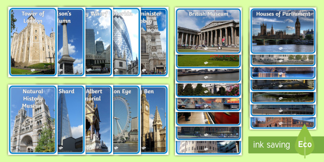 London Landmark Information Display Posters - London Landmark Display ...