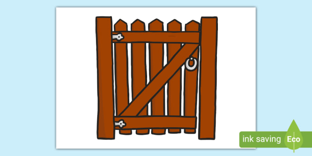 Garden Gate Display Cut-Out (teacher made)