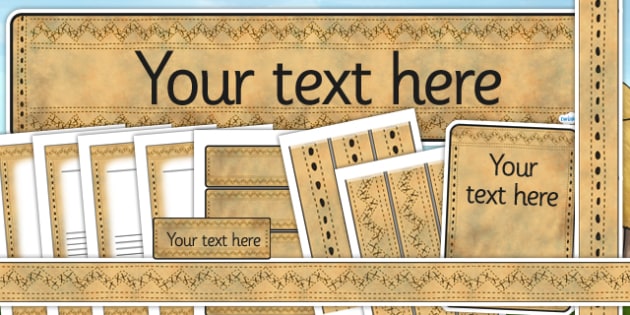 Bronze Age Themed Editable Display Pack (teacher made)