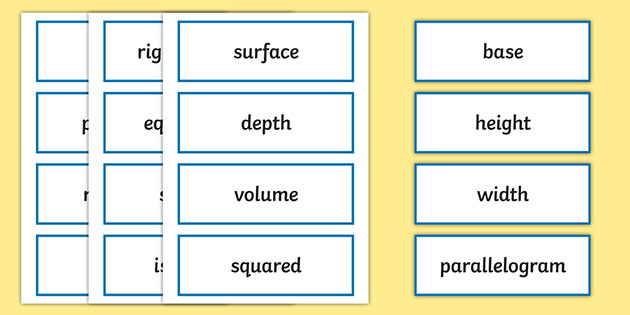 Area and Perimeter Cards (teacher made)