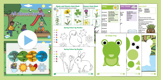 EYFS Spring Resource Pack (Ages 3-5) (teacher made)