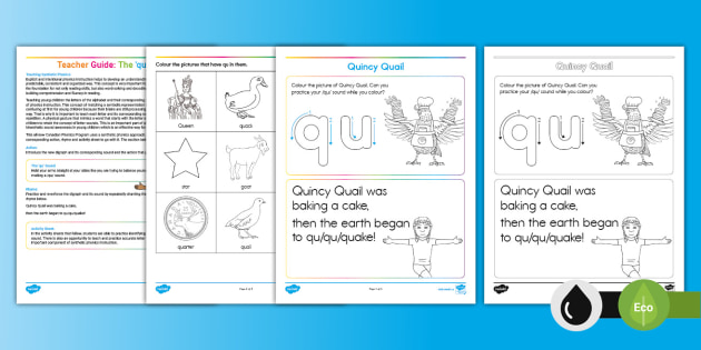Phonics Canada: The 'qu' Sound (teacher made)