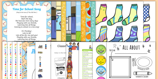 EYFS Start of the School Year Activity Pack (teacher made)