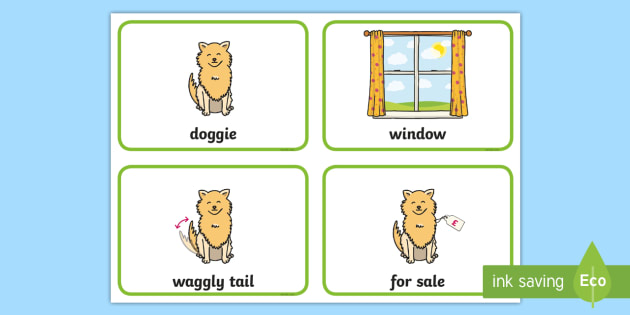 How Much Is That Doggie in the Window? Nursery Rhyme Picture Flashcards