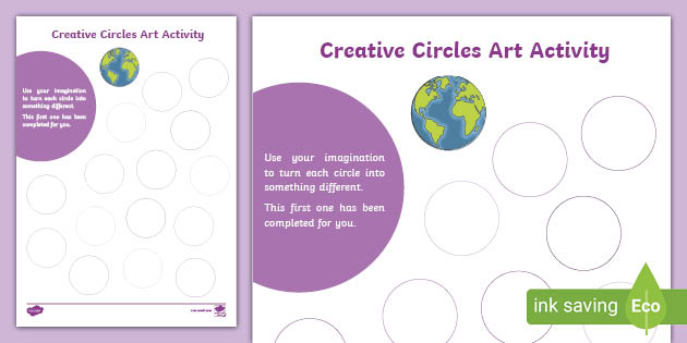 Creative Circles Art Activity (teacher made)