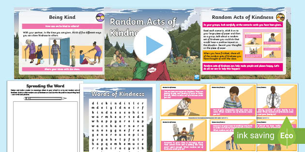 PSHE Kindness Activities - Random Acts of Kindness Lesson