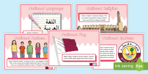 National Symbols of Qatar Display Posters (teacher made)