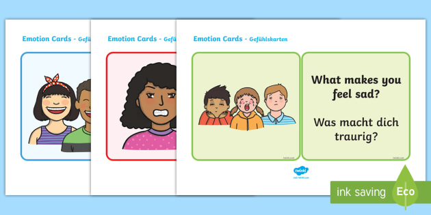 Emotions Cards English/German