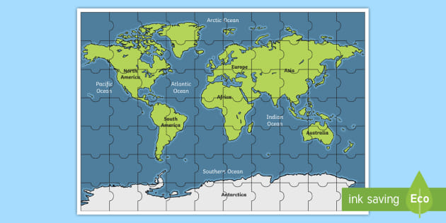 World Puzzle (teacher made)