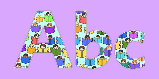 Reading Book Display Lettering - book display lettering, book lettering ...