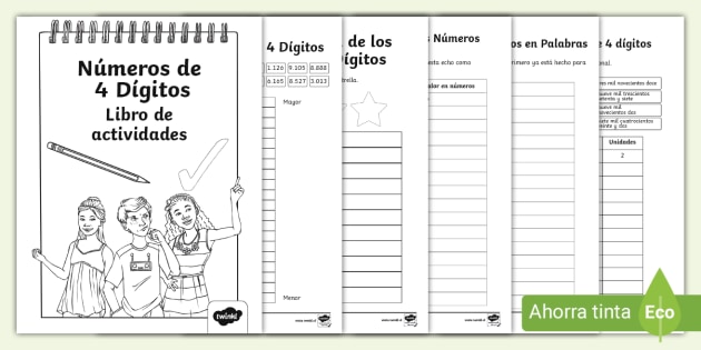 Hojas De Trabajo De Valor Posicional Con Números De 3 Dígitos Para