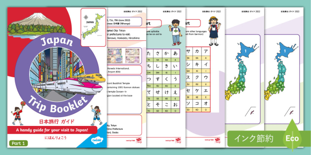 Visiting Japan Booklet- Part 1 (teacher made)