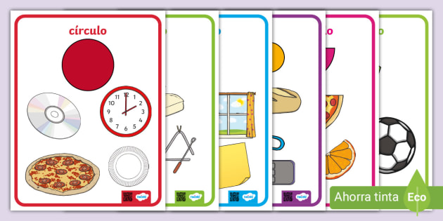 3D Shape Posters in Spanish (Carteles de las figuras geometricas💯 ...