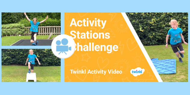 FREE! - Outdoor Activity Stations | Kindergarten Holiday Club Activities