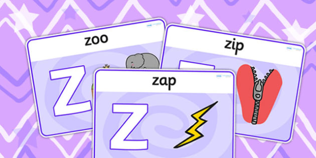 Initial z Sound Playdough Mats (teacher made)