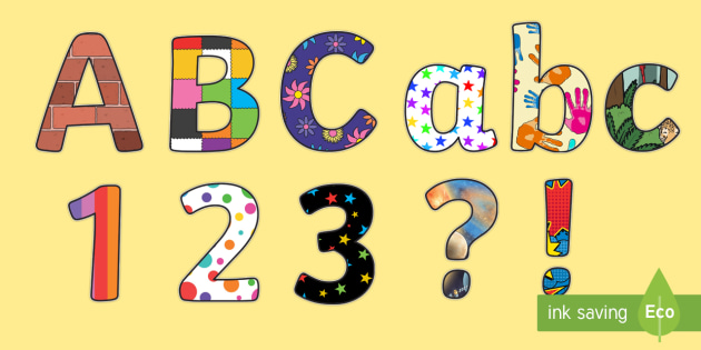 👉 Display Lettering Variety Pack (teacher made)