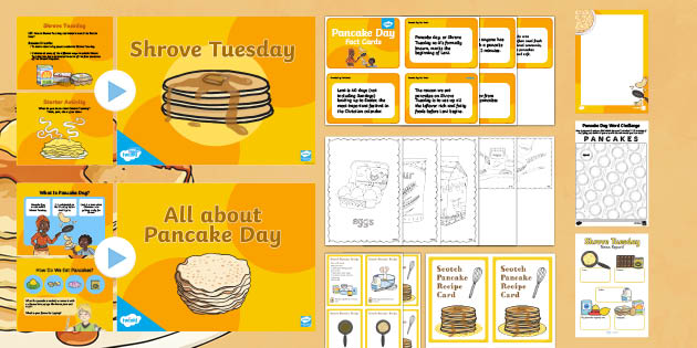 Pancake Day CfE First Level Resource Pack (teacher made)