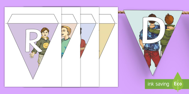 * NEW * R U OK? Day Display Bunting - Mental Health, class