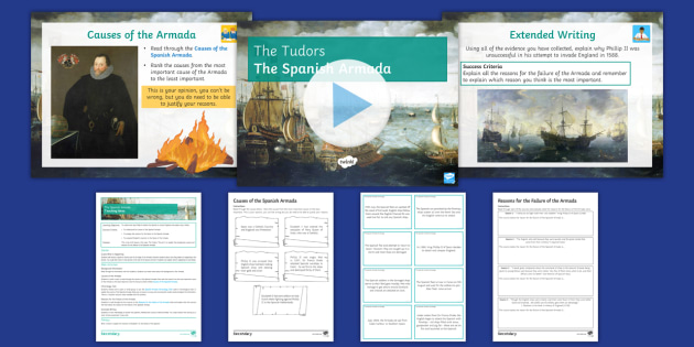 The Tudors Lesson 9: The Spanish Armada - Spanish, Armada